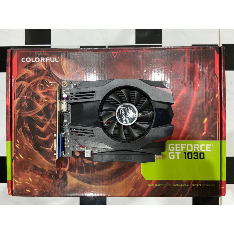 GT1030 2GB Colorful มือ2 สภาพ 99% ประกันไทยยังเหลือ | Shopee Thailand