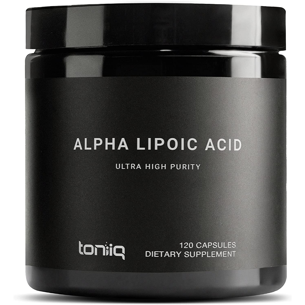 Toniiq ALA 1000mg Ultra High Strength Alpha Lipoic Acid Capsules ...