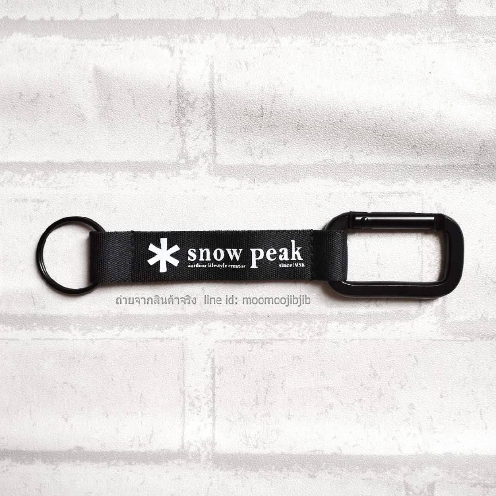 Snow Peak snapkey พวงกุญแจสายยาว สกรีนแน่น ชัดสวย ไม่ลอก | Shopee Thailand