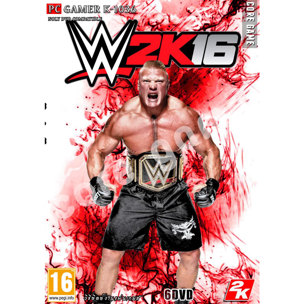 WWE 2K16 แผ่นและแฟลชไดร์ฟ เกมส์ คอมพิวเตอร์ Pc และ โน๊ตบุ๊ค | Shopee ...
