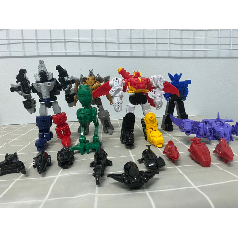 มินิพลาโกเซเจอร์ ครบทุกตัว มีกล่องครบ minipla goseiger | Shopee Thailand