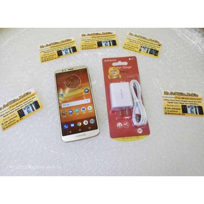 moto e5plus ram3 rom 32 เครื่องสวย มีสายชาร์จงานบริษัทให้ 1 ชุด!!! | Shopee Thailand