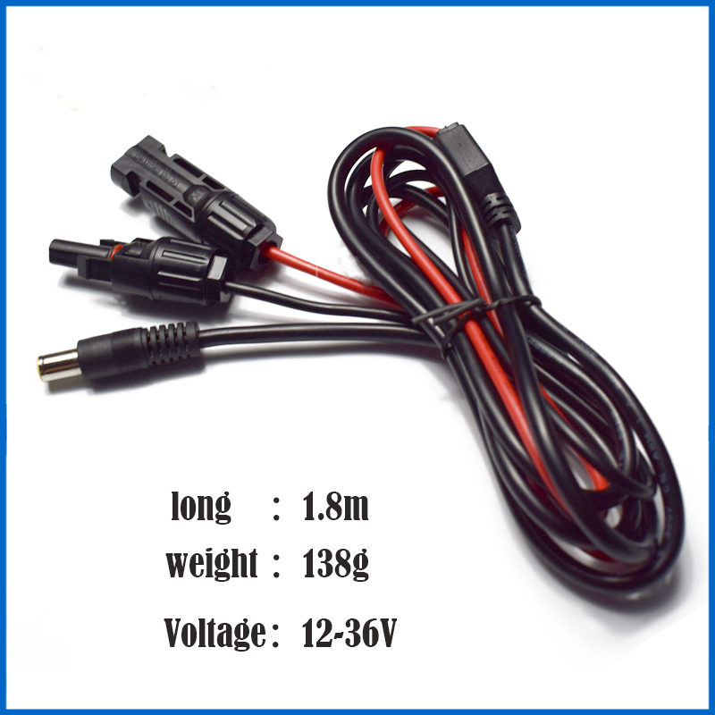 Solar Panel Connector MC4 to DC Solar Inverter Connector Solar Power ...