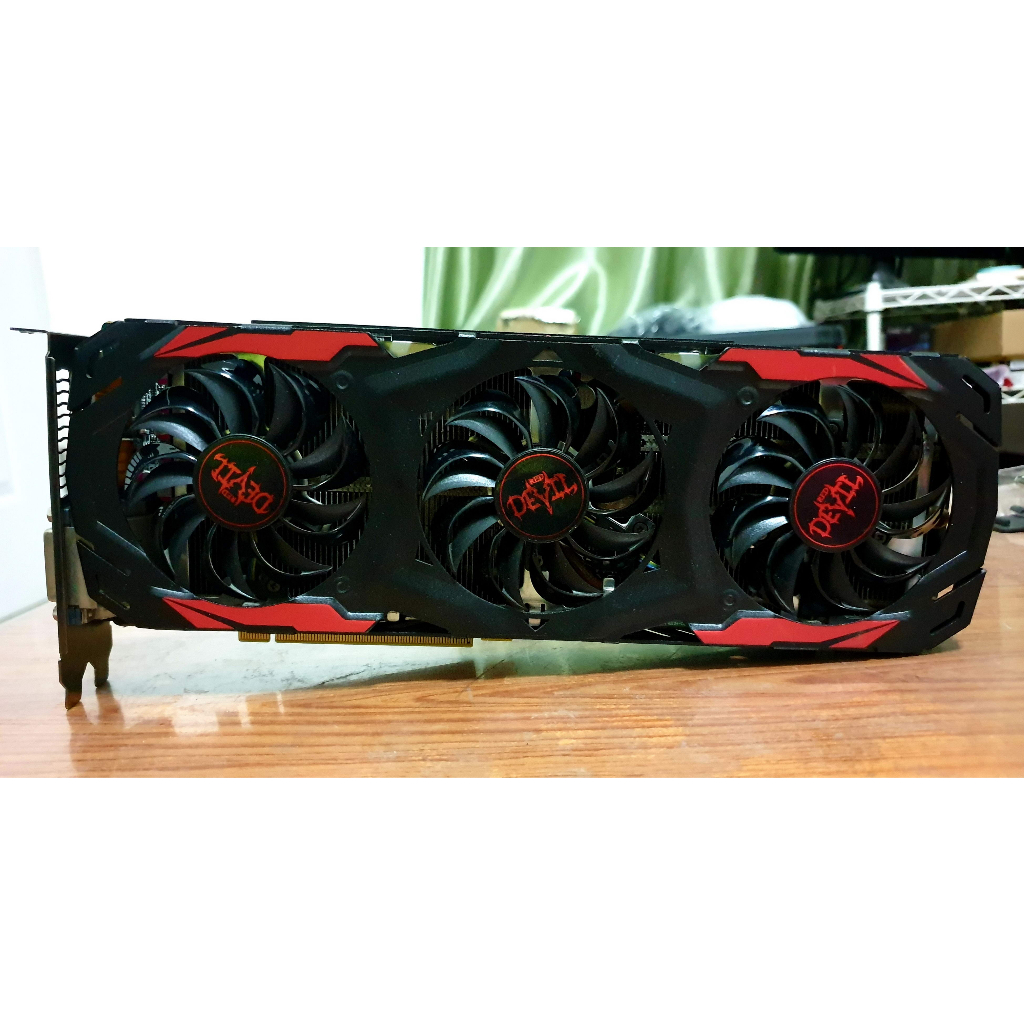 VGA (การ์ดแสดงผล) POWER COLOR RED DEVIL RX570 4GB (AXRX 570 4GBD5-3DH ...