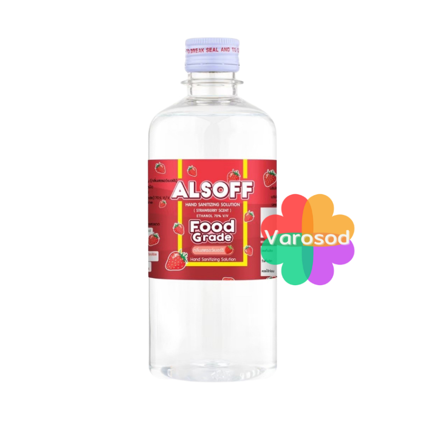 ALSOFF HAND SANITIZING SOLUTION 450 ML. STRAWBERRY (Food grade) แอลซอ ...