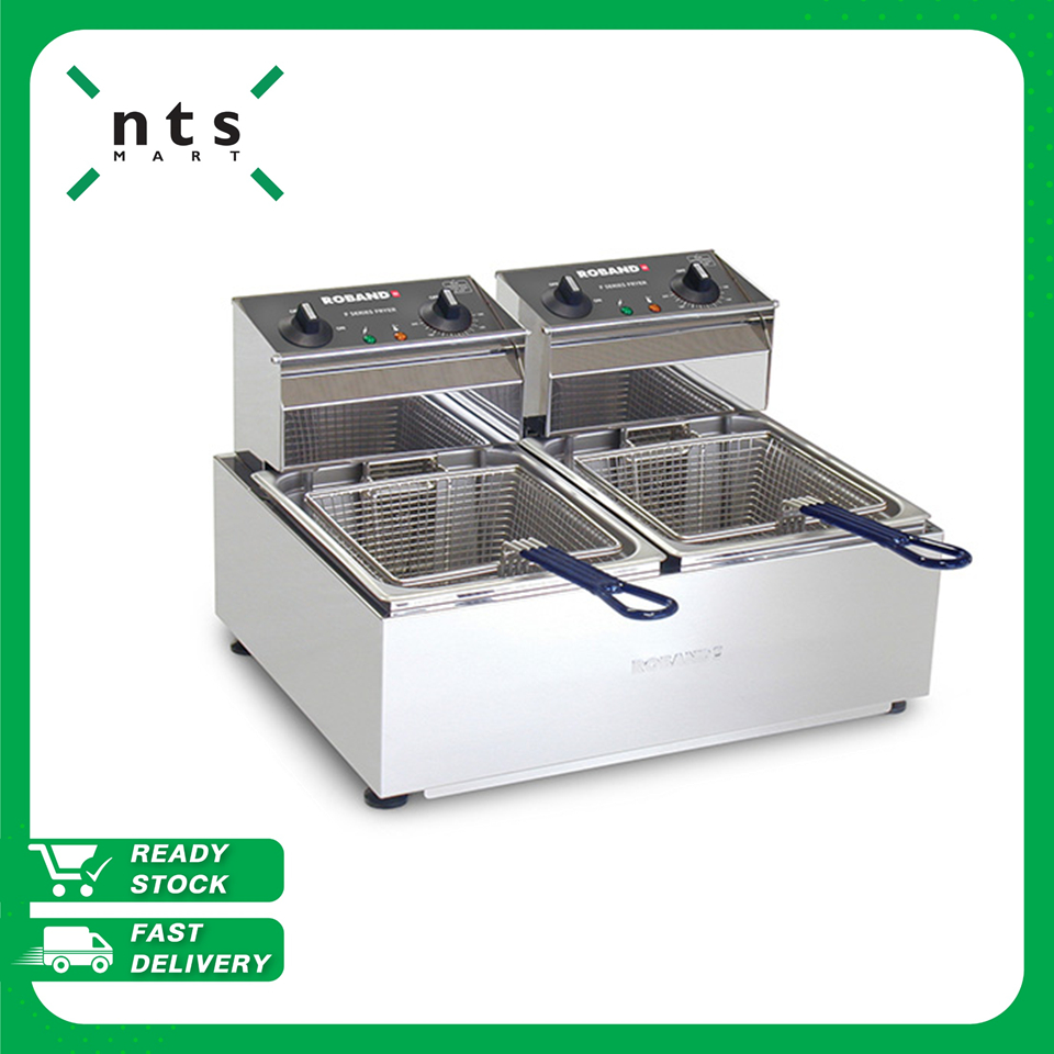 ROBAND COUNTER TOP FRYER เตาทอดไฟฟ้าแบบตั้งโต๊ะ 2x5 ลิตร รุ่น ROB1-F25 ...