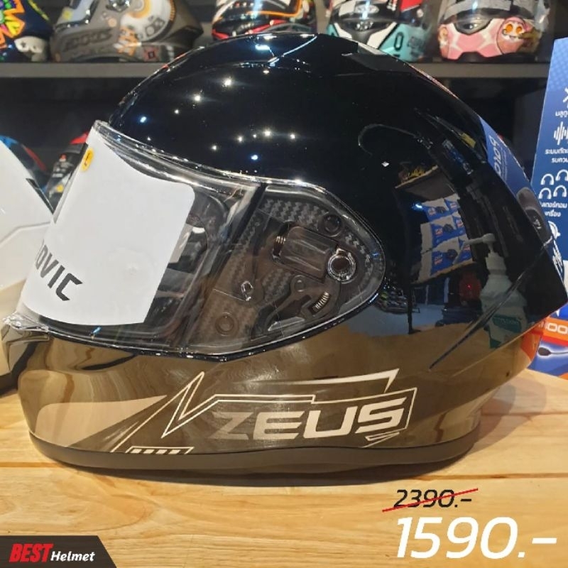 ZEUS Helmet รุ่น ZS-826 BK19 สีพื้น | Shopee Thailand