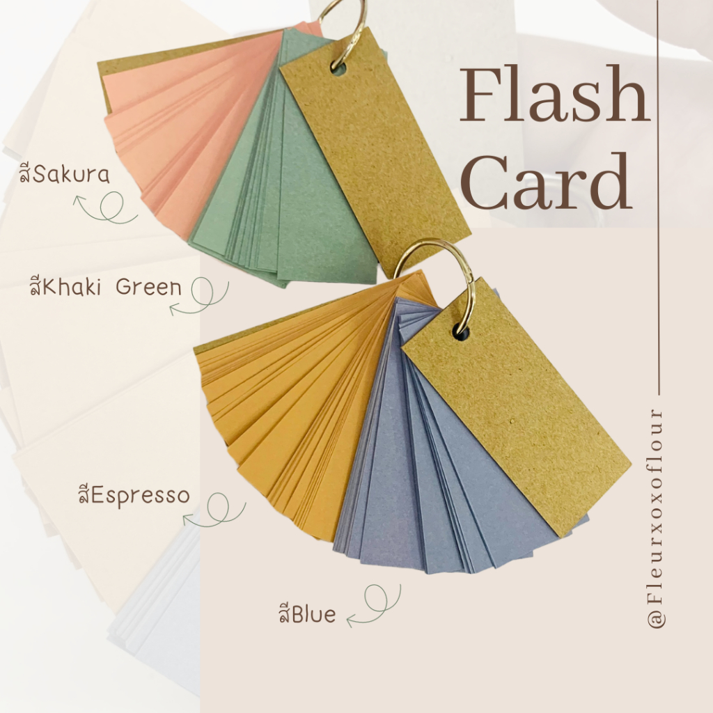 สมุดจดศัพท์ Flash card ขนาด 7x3 ซม ขนาดพกพา สมุดจดคําศัพท์ (สมุดจดศัพท์ ...