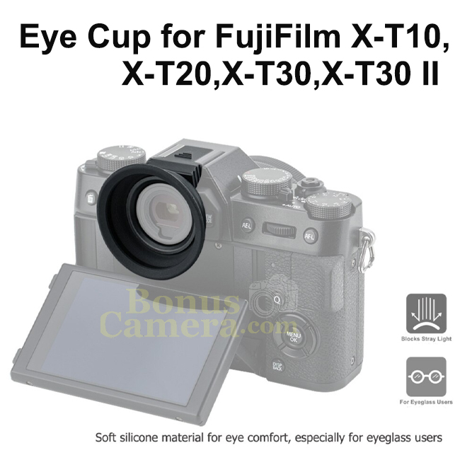 KE-XT20 ยางรองตาสำหรับกล้องฟูจิ X-T10,X-T20,X-T30,X-T30 II FujiFilm Eye ...