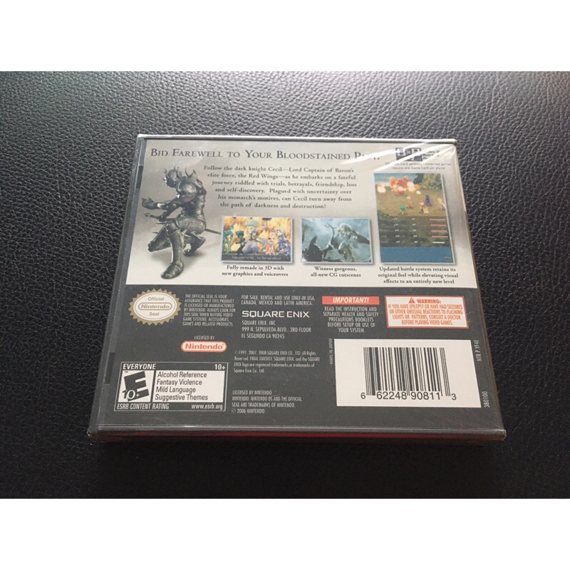 แผ่นเกม Nds Final fantasy IV (US) | Shopee Thailand