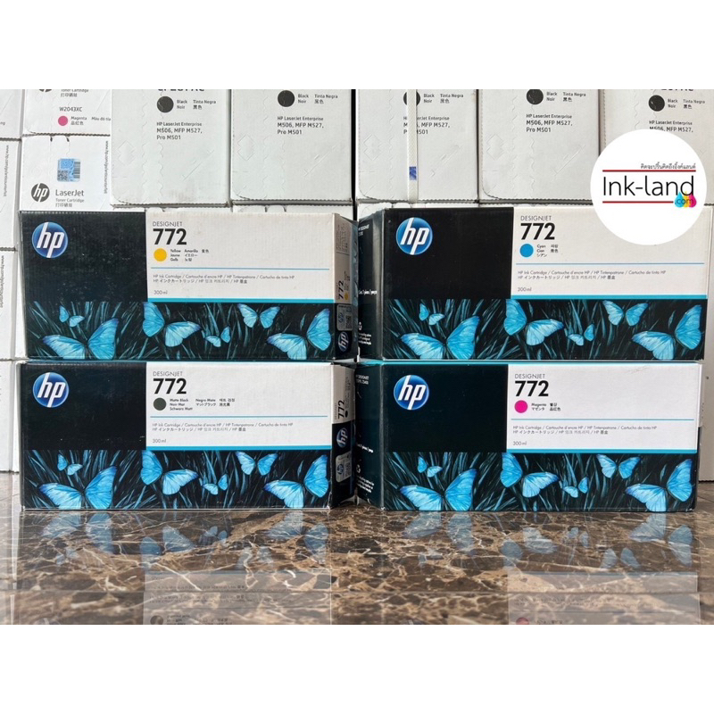 HP 772 Bk/C/M/Y ตลับหมึกอิงค์เจ็ท ของแท้ | Shopee Thailand
