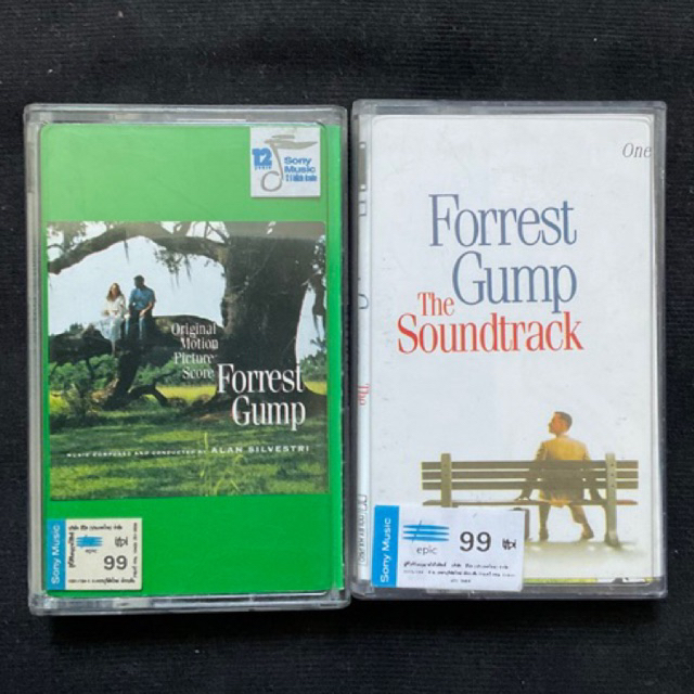 เทปคาสเซ็ท เพลงประกอบภาพยนตร์ Forrest Gump Music Score/Soundtrack ...