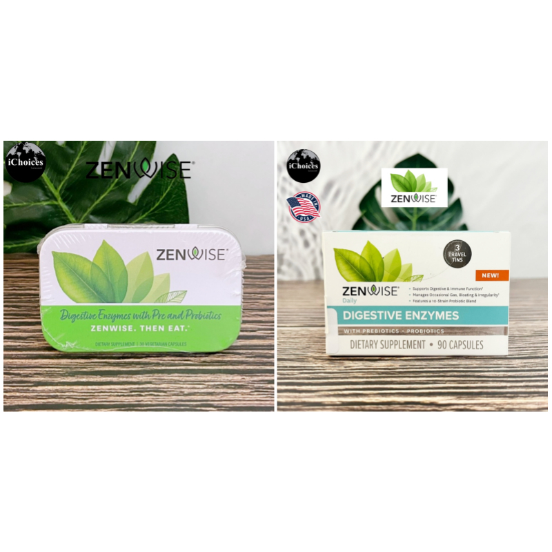 [Zenwise] Digestive Enzymes with Probiotics and Prebiotics เอนไซม์ โปรไบโอติก พรีไบโอติก ย่อย ...