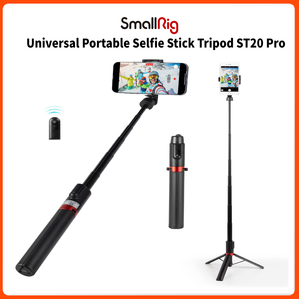 SmallRig Phone Selfie Stick Portable Selfie Stick Tripod for Vlog or ...