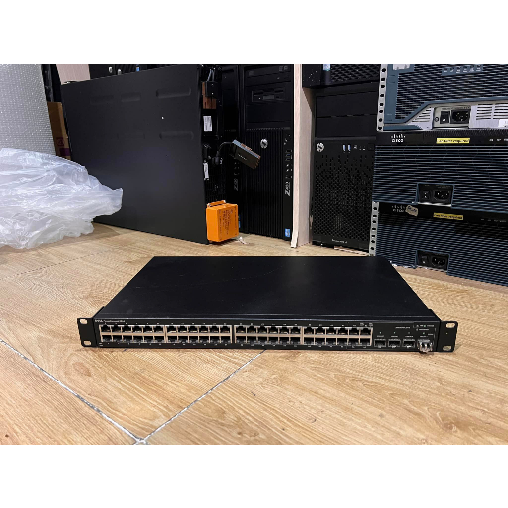 dell powerconnect 2748 48 port gigabit สวิทเดลมือสองพร้อมใช้งาน ...