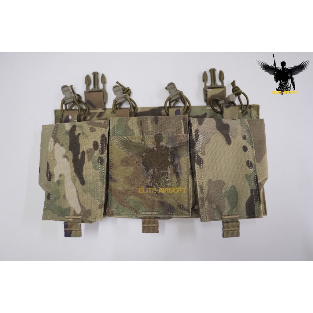 เพ้าแม็กกาซีนแบบ4ช่อง (5.56 Quadruple mag plate) (Velcro Front Panel ...