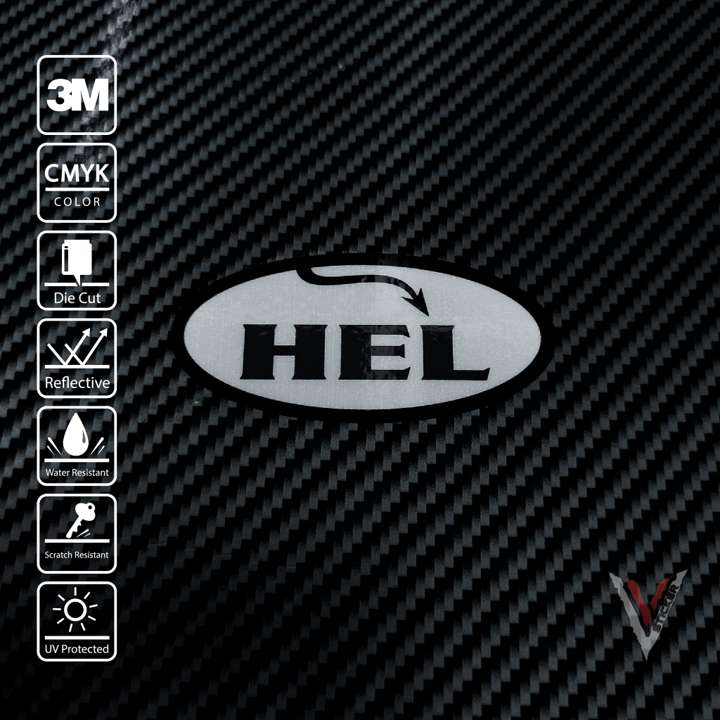 สติ๊กเกอร์ มอเตอร์ไซค์ Sticker HEL 234 | Shopee Thailand