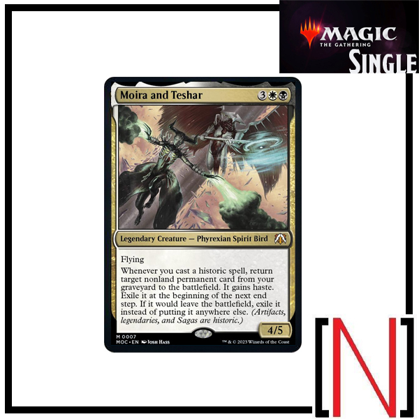 [MTG][Single][MOC] Moira and Teshar ระดับ Mythic [ภาษาอังกฤษ] | Shopee ...