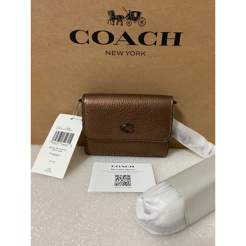 Coach Half Flap Card Case | Shopee Thailand