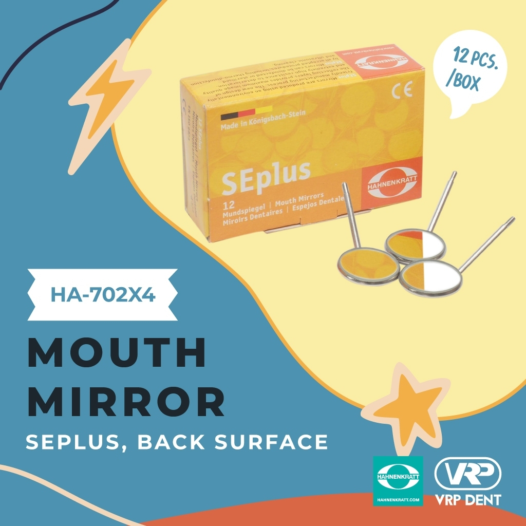 Mouth mirror back surface กระจกส่องปาก 1 กล่อง 12 ชิ้น HA-SEPLUS ...