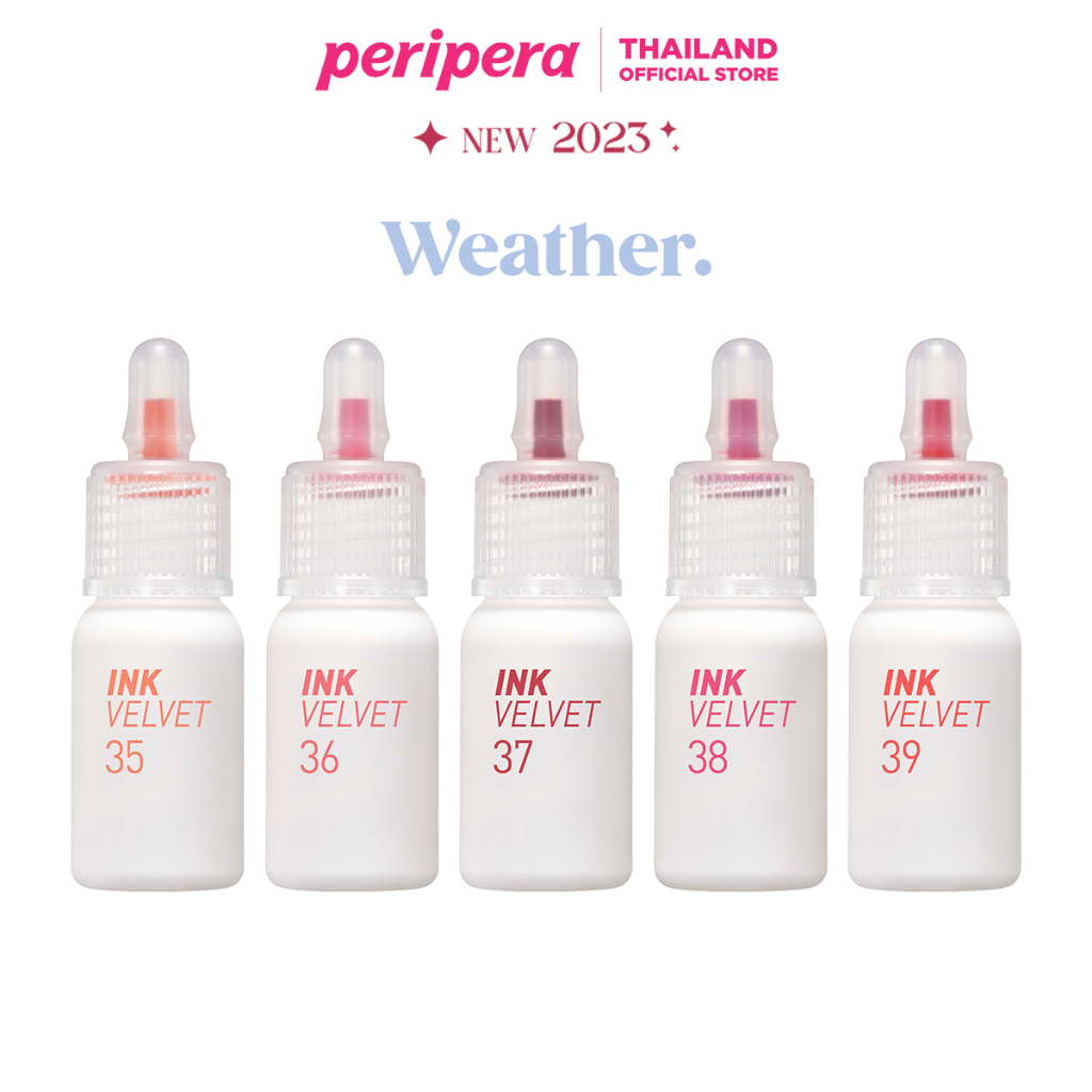 PERIPERA INK VELVET : Weather Collection เพอริเพอร่า ลิปสติก | Shopee ...
