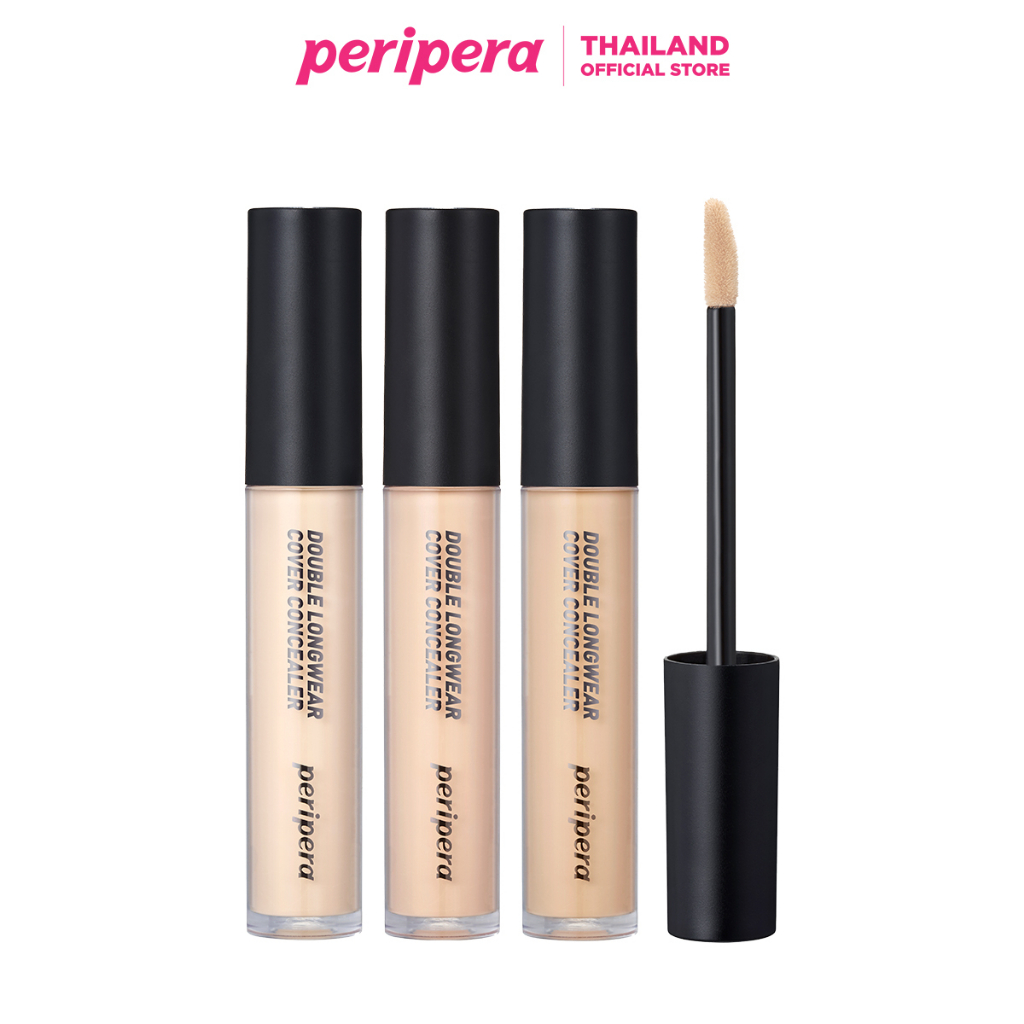 PERIPERA DOUBLE LONGWEAR COVER CONCEALER เพอริเพอร่า คอนซีลเลอร์ ...