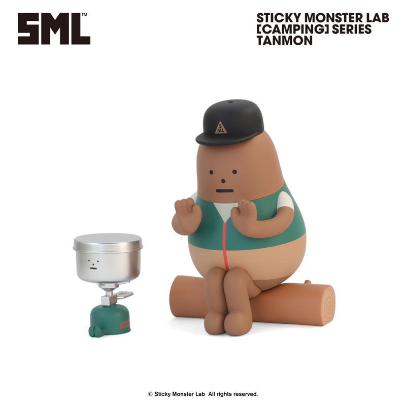 พร้อมส่ง แบบแยก SML mini blindbox camping series, sticky monster lab ...