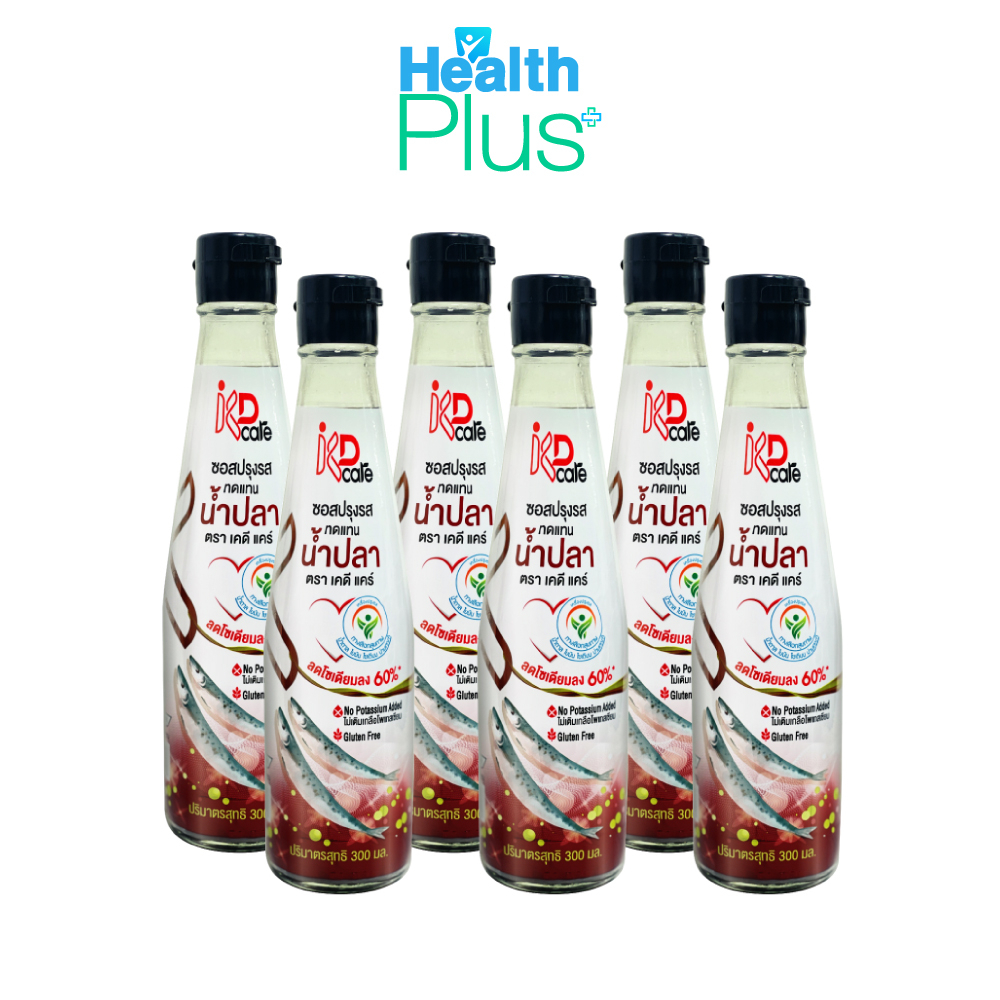 KD care เคดี แคร์ ซอสปรุงรสทดแทนน้ำปลาสูตรเกลือต่ำ 300ml. แพค 6 ขวด #126345 | Shopee Thailand