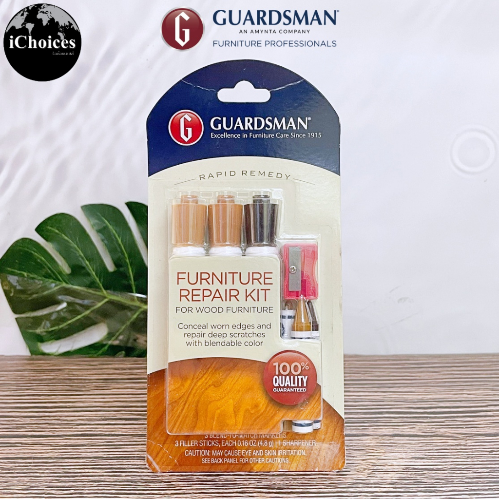 [Guardsman] Repair Kit for Wood Furniture ชุดซ่อม-แต่งเติม สำหรับเฟอร์นิเจอร์ไม้ สีอ่อน สีเข้ม ...
