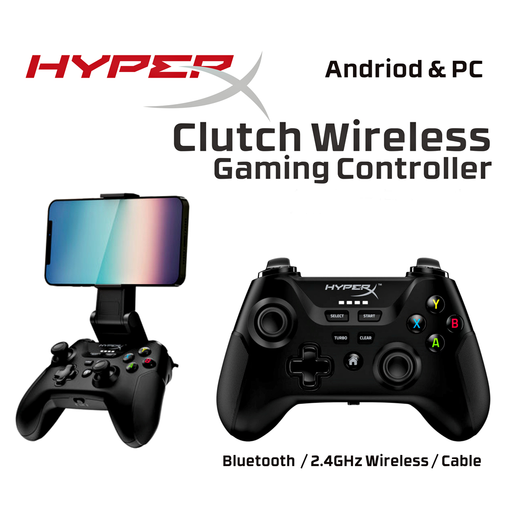 ⚡️จอยสติ๊กเกมมิ่งไร้สาย⚡️ HyperX Clutch Wireless Gaming Controller for Android & PC | Shopee ...