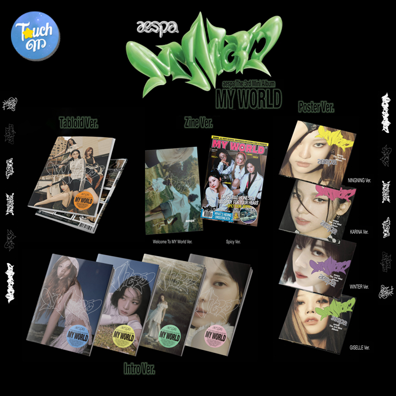 [พร้อมส่ง] Aespa The 3rd mini Album - ' MY WORLD ' แอสป้า | Shopee Thailand