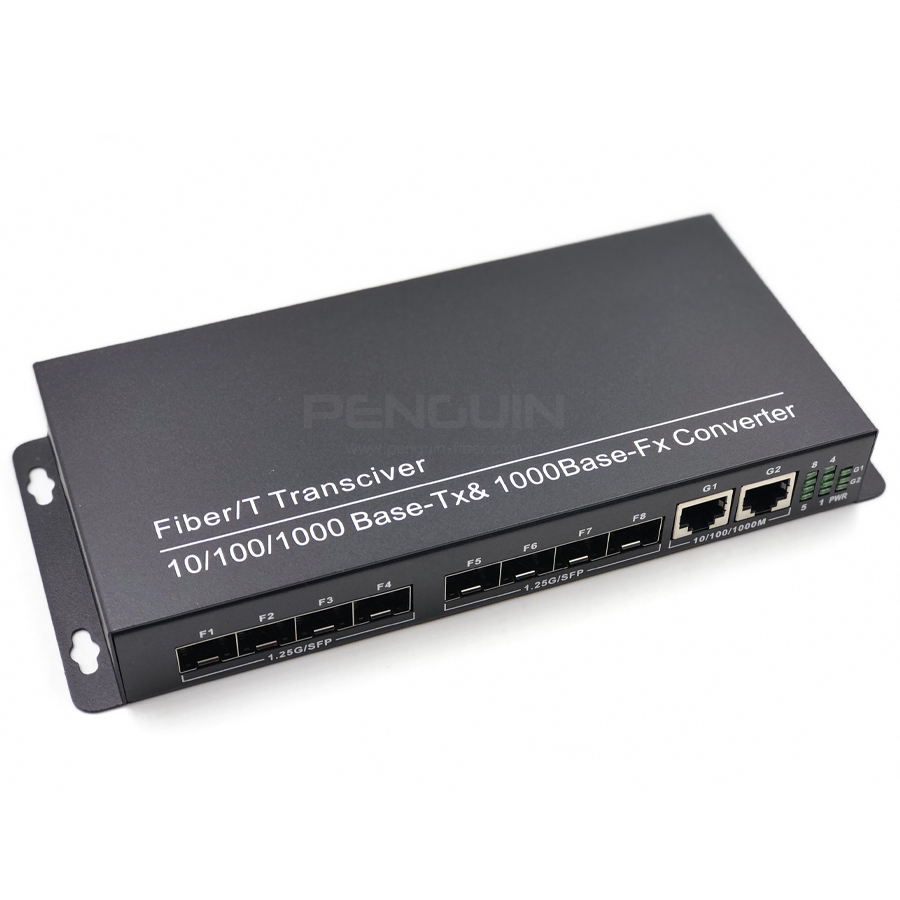 SFP Switch 8 Port (1.25G) + 2 Gigabit Ethernet Uplink | Shopee Thailand