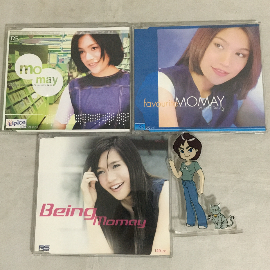 (มือสอง) CD เพลง โมเม นภัสสร (Momay) อัลบั้ม Natural Momay, Favourite Momay, Being Momay ...
