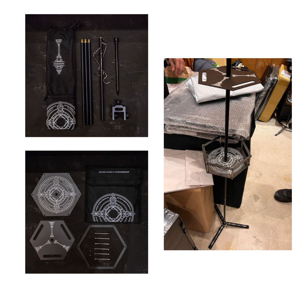 เสาตะเกียง DEVISE WORKS X 5050WORKSHOP Lantern Stand & Plate พร้อมส่ง | Shopee Thailand