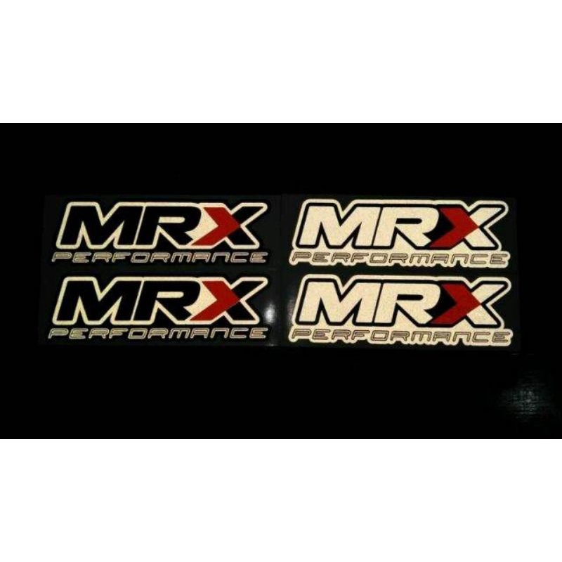สติ๊กเกอร์ติดรถ MRX PERFORMANCE งานตัดสะท้อนแสง | Shopee Thailand
