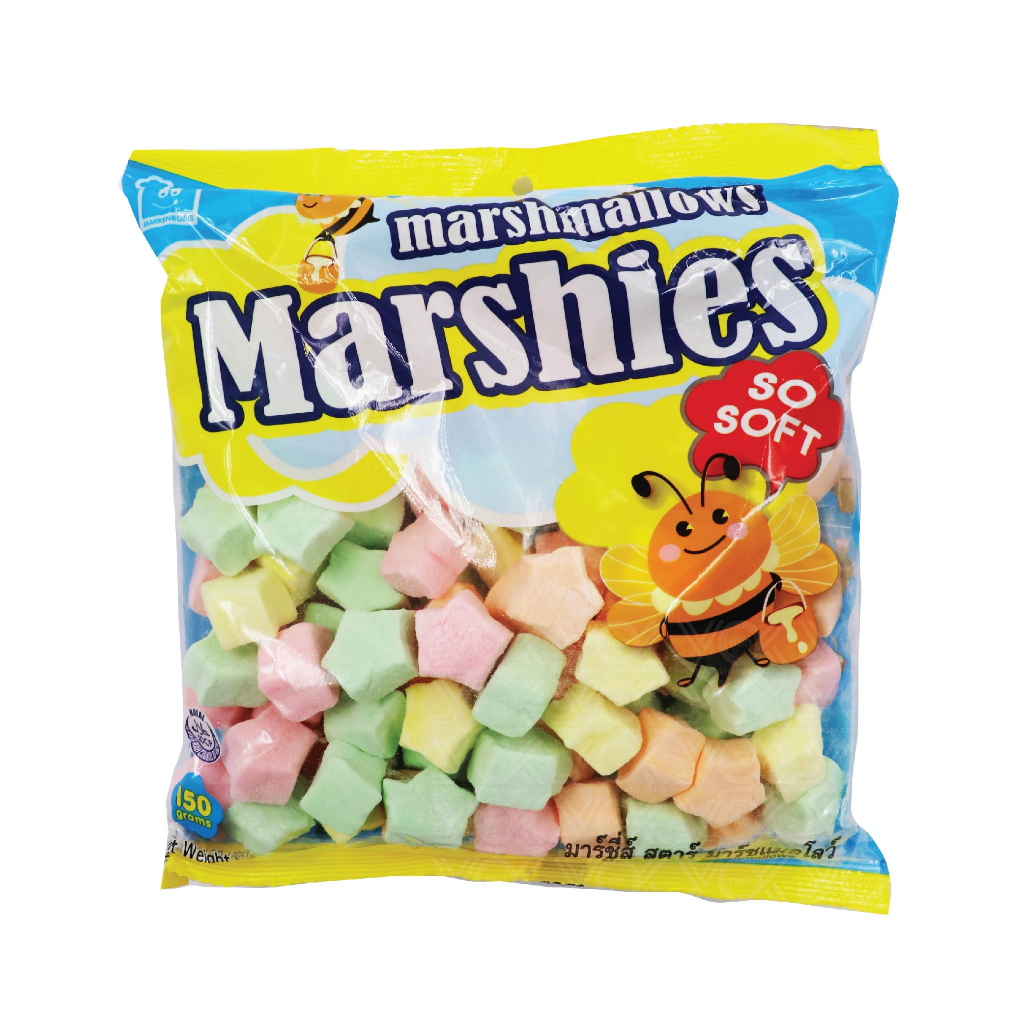 มาชแมลโล่ว์ Markenburg มาร์ชีส์ วานิลา รูปดาว 150g. หยกออนไลน์ | Shopee ...