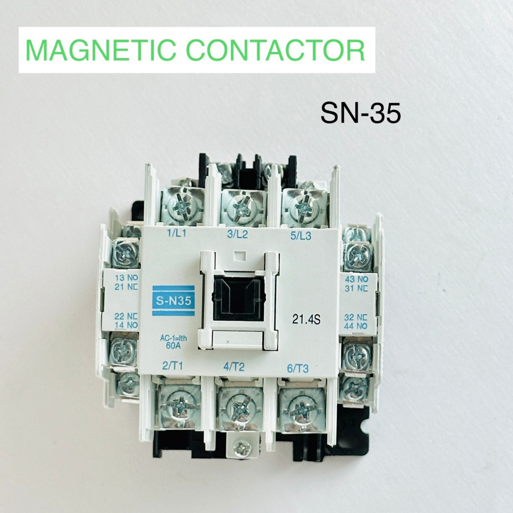 แมกเนติก คอนแทคเตอร์ SN-35 Magnetic Contactor AC24V AC110V AC220V ...