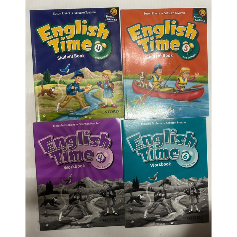 หนังสือเรียน แบบฝึกหัด ชุด English Time Student Book และ Workbook ป.4 ...