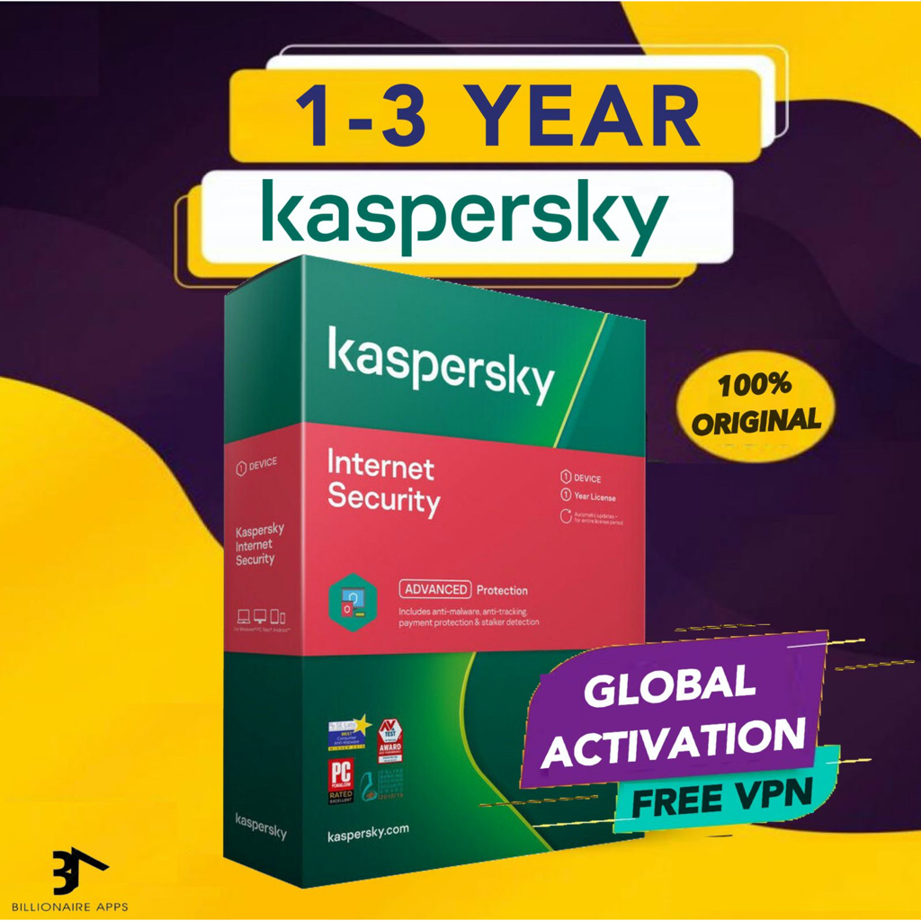 Kaspersky Internet Total Security - ORIGINAL Antivirus ซอฟต์แวร์ป้องกัน ...