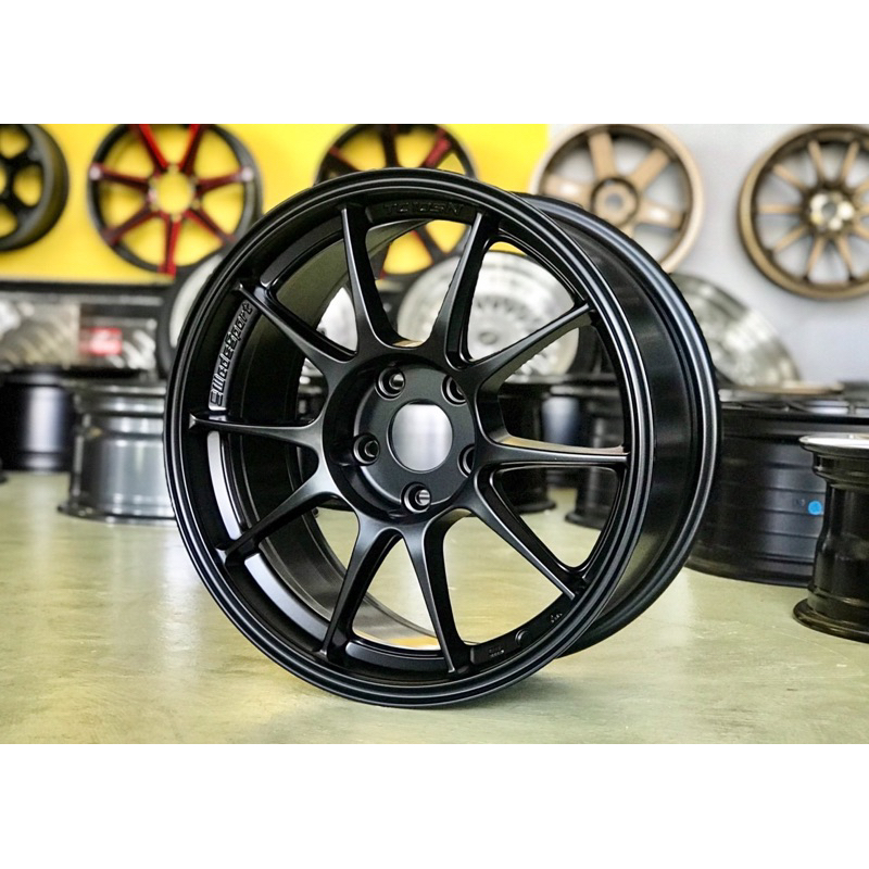 4วง / Wedsport TC105N ขอบ17 5/114 สีดำด้าน | Shopee Thailand