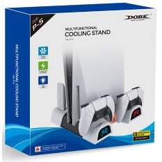 DOBE PS5 Multifunctional Cooling Stand แท่นวางเครื่อง แบบใส่แผ่นและ ...