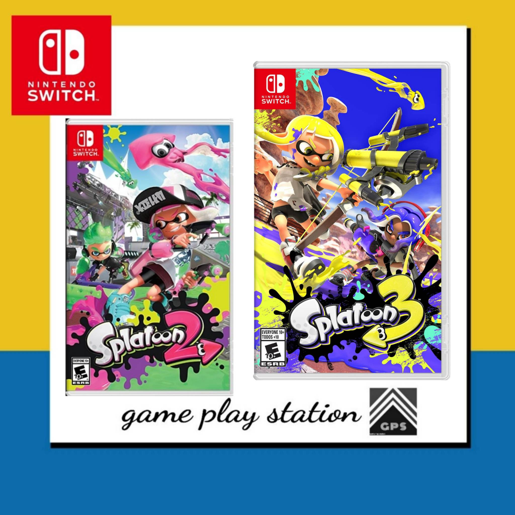 nintendo switch splatoon 2 / splatoon 3 ( english asia ) | Shopee Thailand