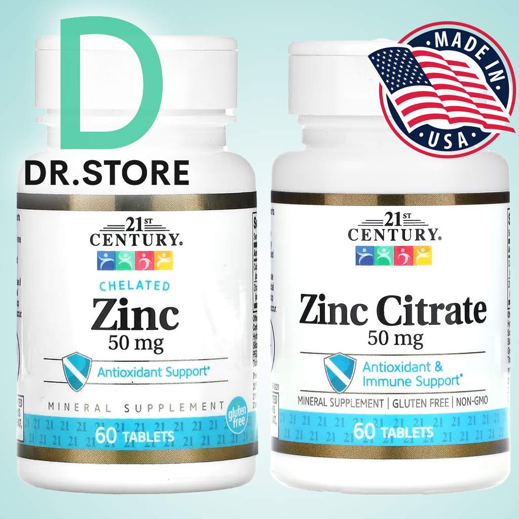 21st Century Zinc และ Zinc Citrate 50 mg พร้อมส่ง ถูกและคุ้มที่สุด ...