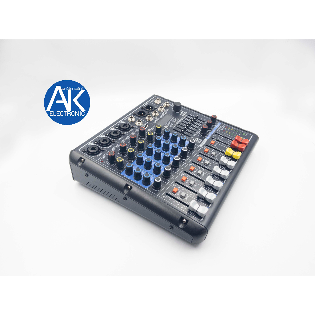 NTS SMK-6 MIXER 6-Channel Bluetooth บลูทูธ มิกเซอร์ 6 ช่อง มิกซ์คาราโอเกะ เอฟเฟคแท้ มิกซ์ขนาด ...