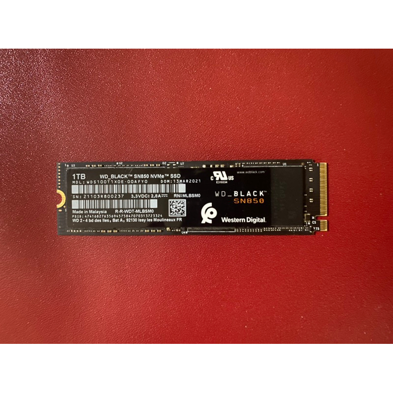 SSD WD Black SN850 1TB มือสอง | Shopee Thailand