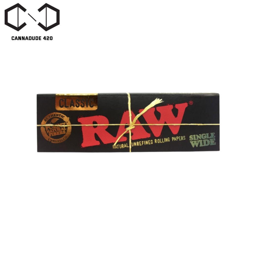 Raw Black Single Wide 70mm. Raw ขนาดเล็ก บางกว่าตัว Classic Raw rolling ...