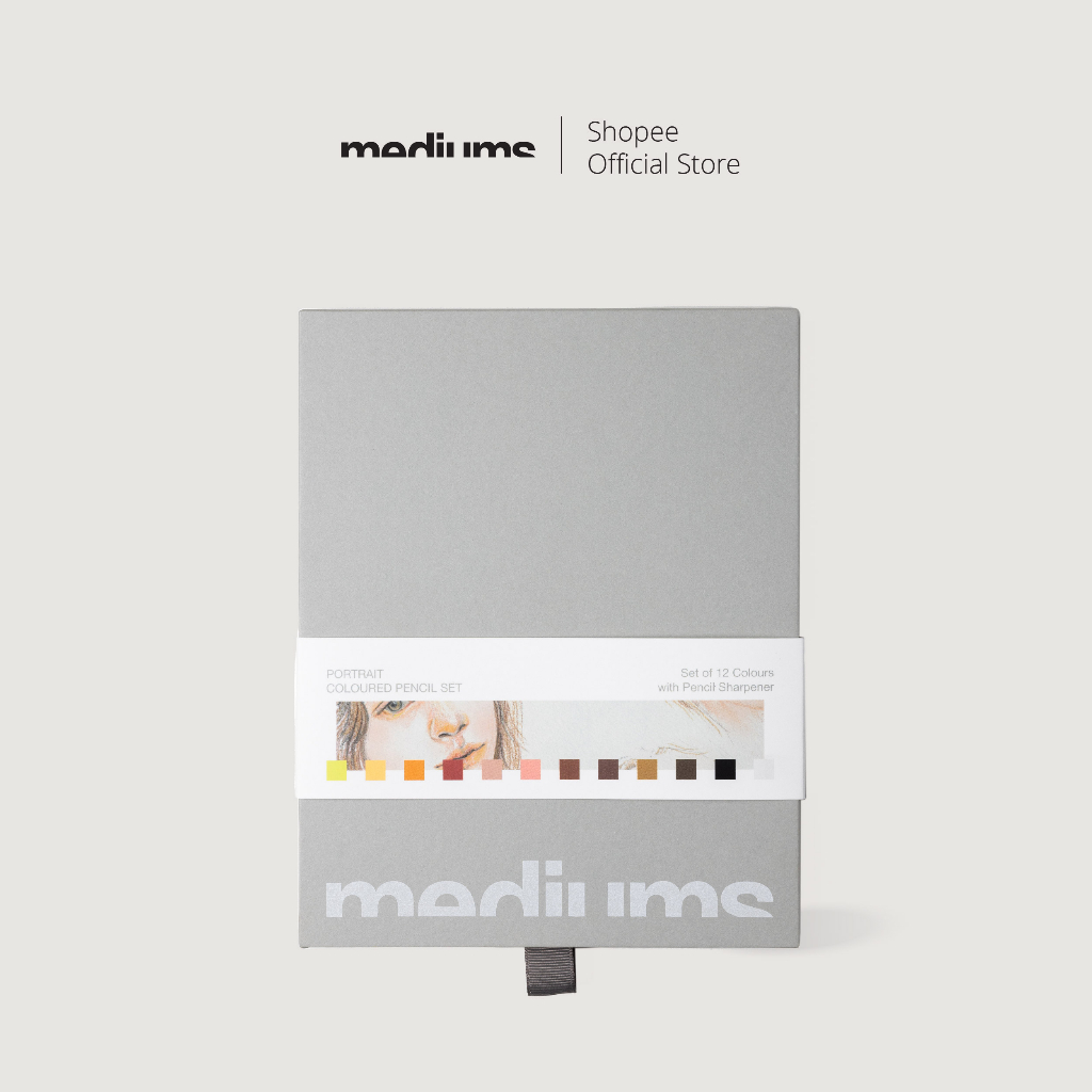 MEDIUMS PORTRAIT COLOURED PENCIL SET | Shopee Thailand