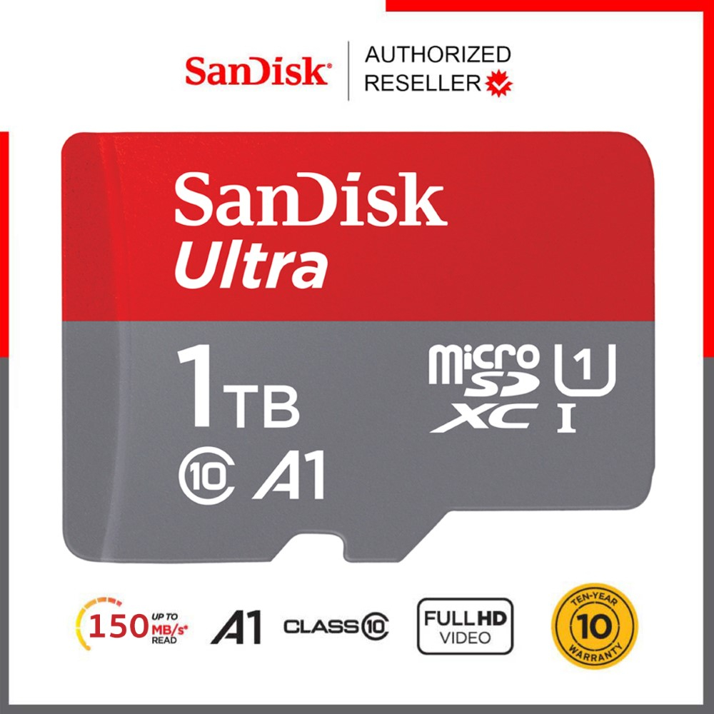 Sandisk Ultra Micro SD Card Class10 SDXC 1TB ,1.5TB Up to 150MB/s A1 ...