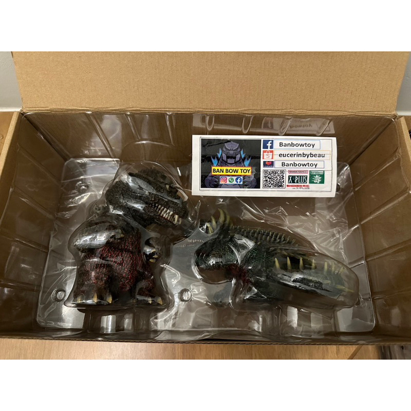 X-PLUS Defo-Real Godzilla & Anguirus 1955 Technicolor ver. RIC (มือ 2 ...