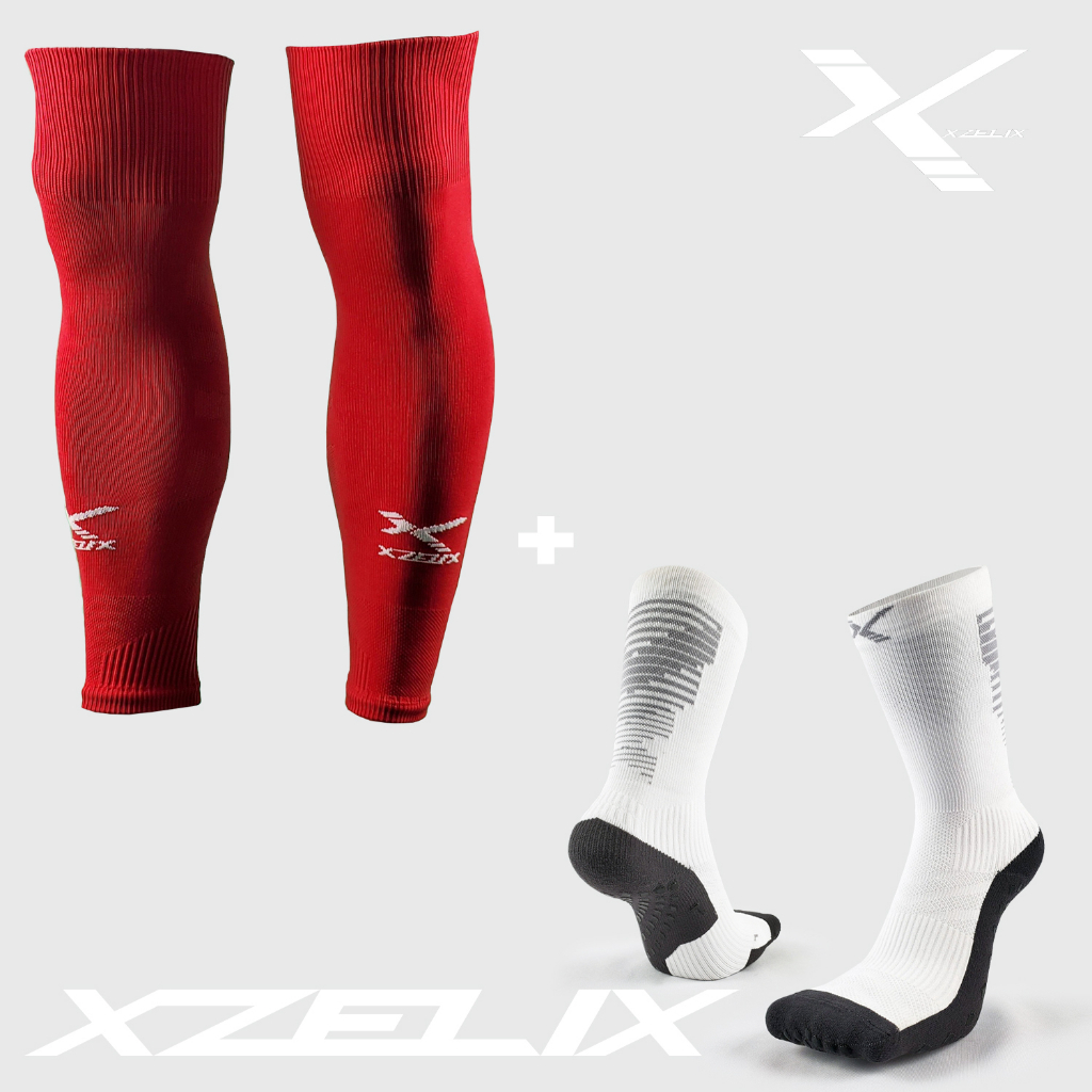 Xzelix - Football Combo Set - Xplosive (ถุงเท้ากันลื่น) + X-Tube (ถุง ...